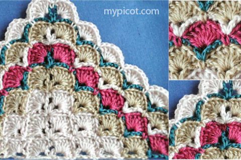 Wave Edge Free Crochet Tutorial