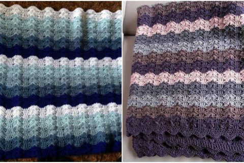 Battenberg Blanket Free Crochet Pattern