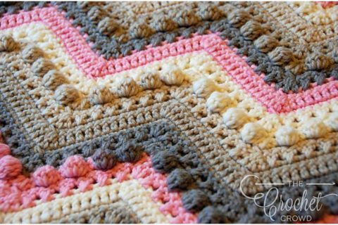 Elements Cal Crochet Square for Blankets Pillows