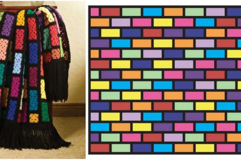 2 Sided Baby Shell Afghan - Reversible - Free Crochet Pattern