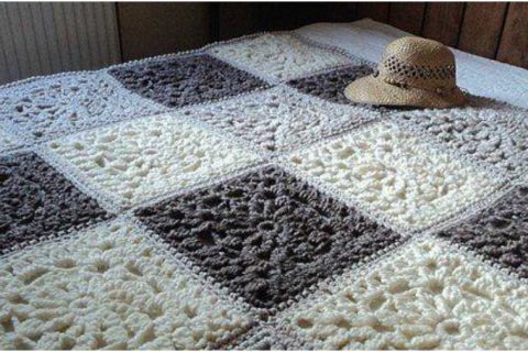Optical Illusion Blanket Free Crochet Patterns