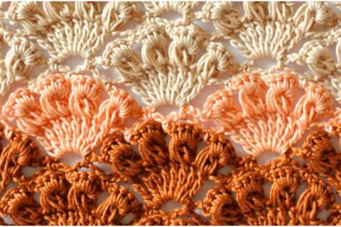 Candy Sweet Shell Stitch Blankets