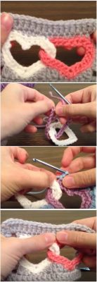 How to Crochet an Interlocking Heart Pattern Free Crochet Pattern + Video