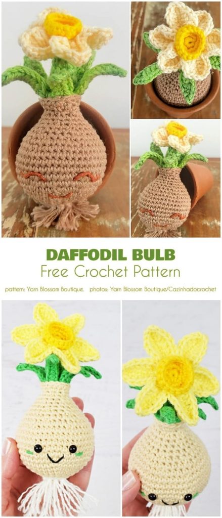 Create Unique & Beautiful Crochet Daffodils Patterns This Spring