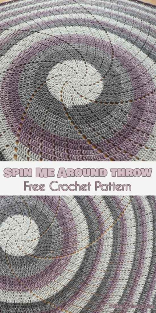 Beautiful Round Blankets with Free Crochet Patterns