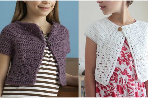 Asymmetric Front Cardigan Free Crochet Patterns