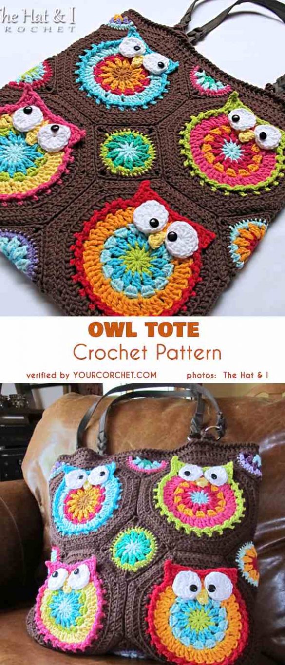 5 Owl Bag Free Crochet Patterns and The Best Ideas - Your Crochet