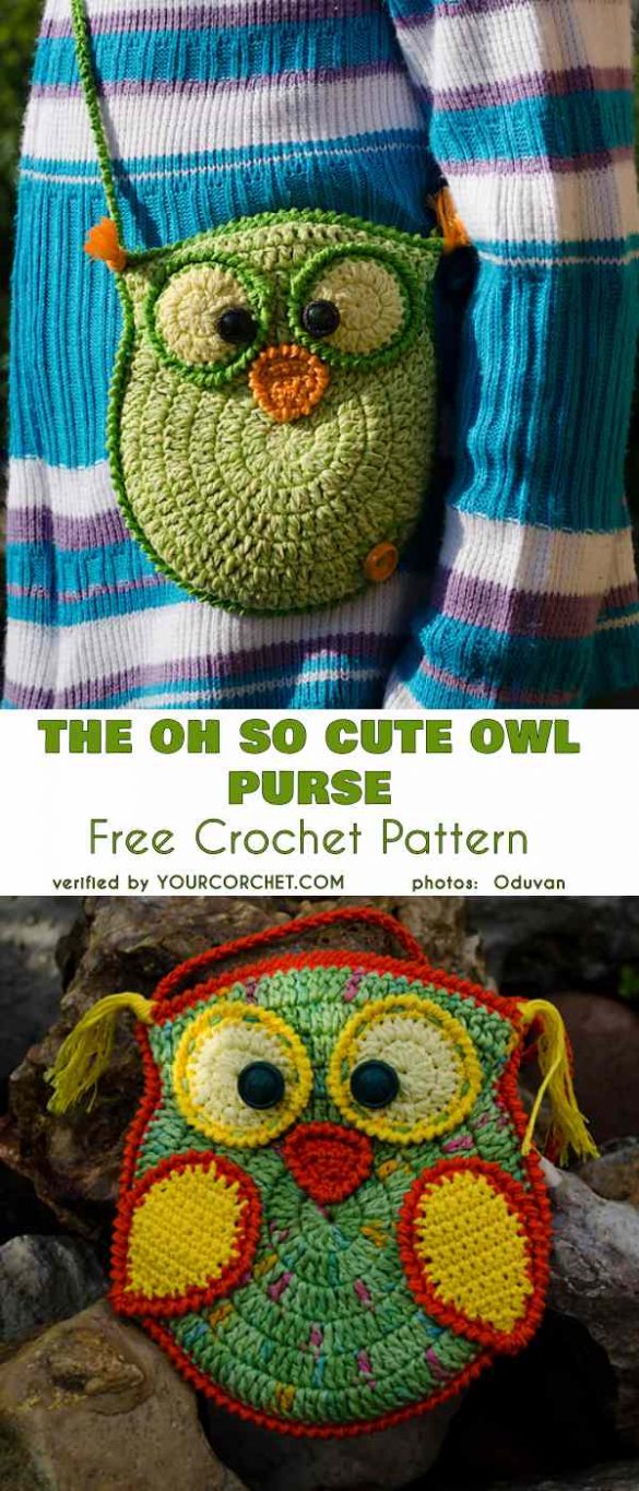 5 Owl Bag Free Crochet Patterns and The Best Ideas - Your Crochet