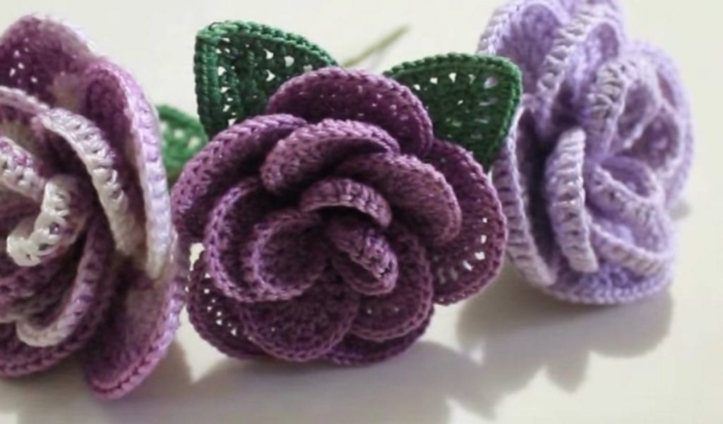 Crochet Roses Free Pattern And Video Tutorial Your Crochet