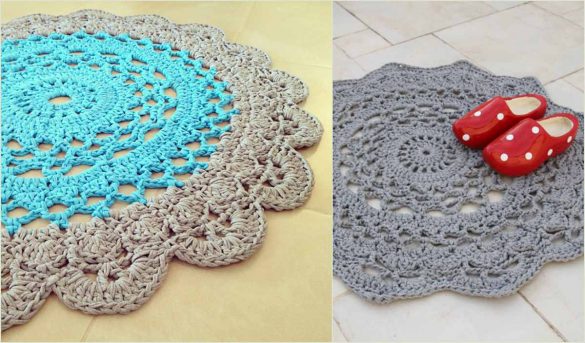 Gigant Doily Rug Free Crochet Pattern - Your Crochet