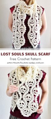 Skull Shawls for Fall – Ideas and Free Crochet Patterns - Your Crochet