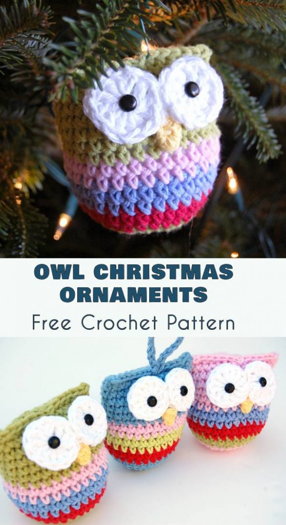Cute Owl Ornaments The Best Crochet Patterns - Your Crochet