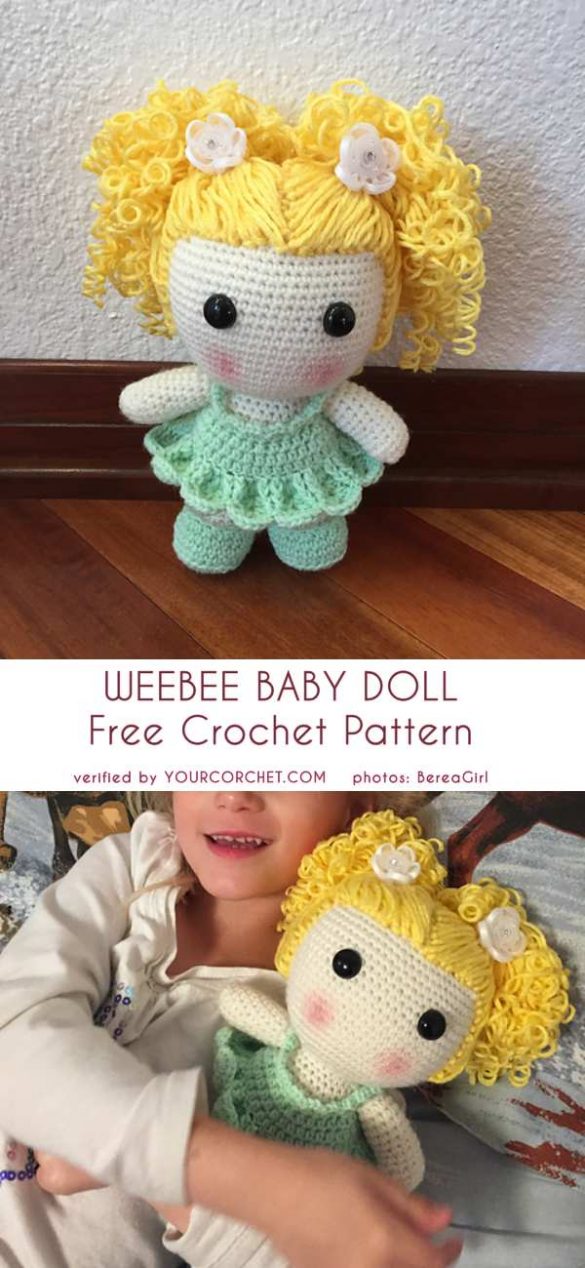 Weebee Baby Doll Free Crochet Pattern - Your Crochet