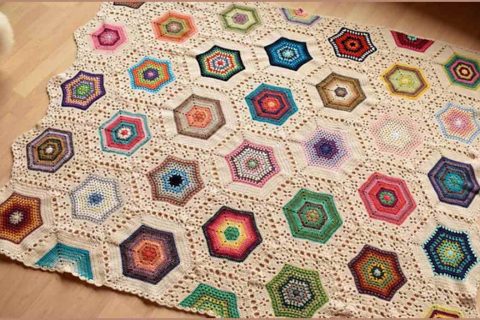 Optical Illusion Blanket Free Crochet Patterns