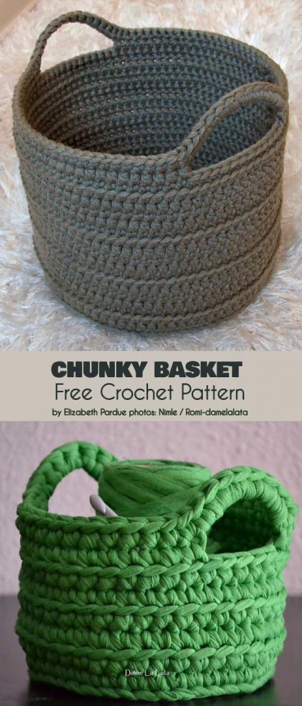 Baskets for Stocking Yarn Free Patterns - Your Crochet