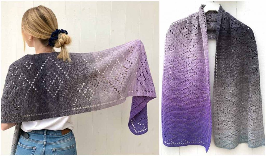 Mahogany Shawl Free Crochet Pattern - Your Crochet