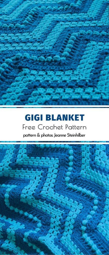 Blue Water Blankets Free Crochet Patterns - Your Crochet