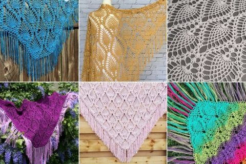 Stunning Spring Shawls Free Crochet Patterns