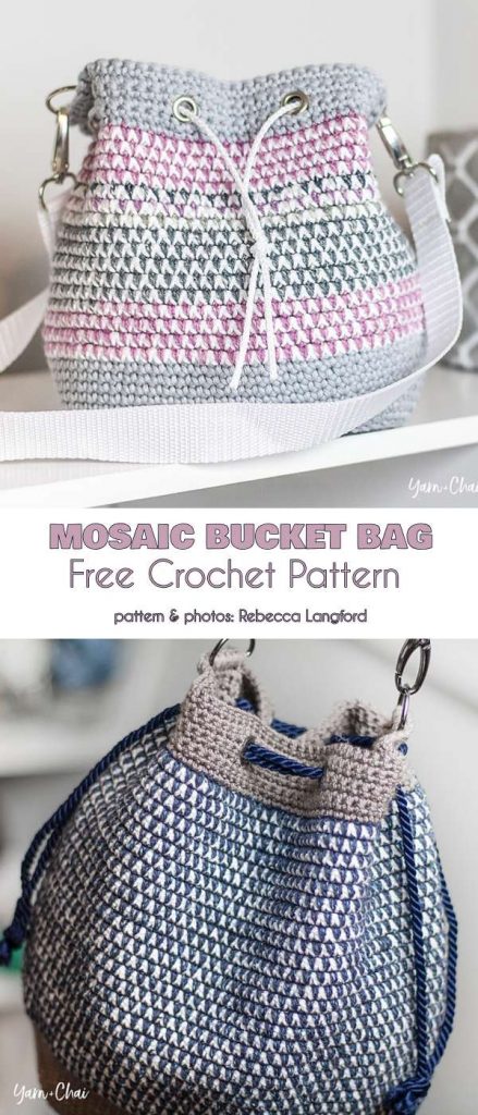Stylish Crochet Bucket Bags – Ideas and Free Patterns - Your Crochet