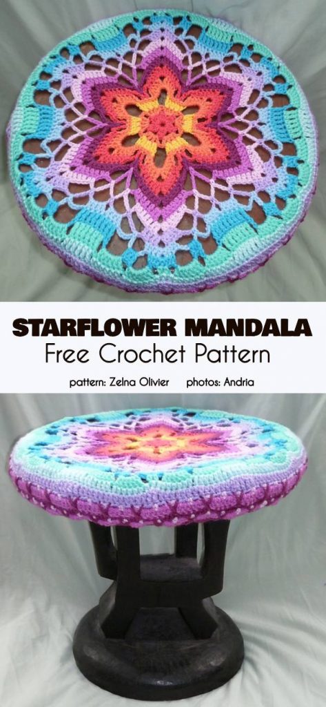 Flower Mandala Free Crochet Patterns - Your Crochet