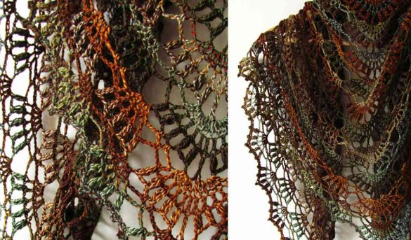 Mahogany Shawl Free Crochet Pattern - Your Crochet