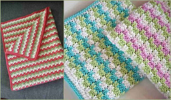 Leaping Stripes and Blocks Blanket Free Crochet Pattern + Video - Your ...