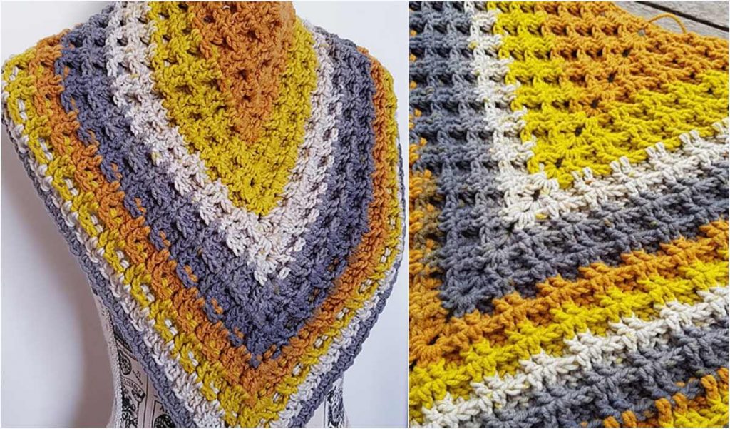 Alaskan Waffle Shawl Free Crochet Pattern - Your Crochet