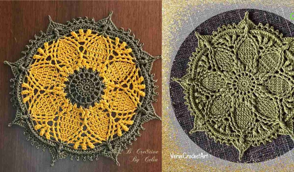 Clematis Mini Doily Free Crochet Pattern - Your Crochet