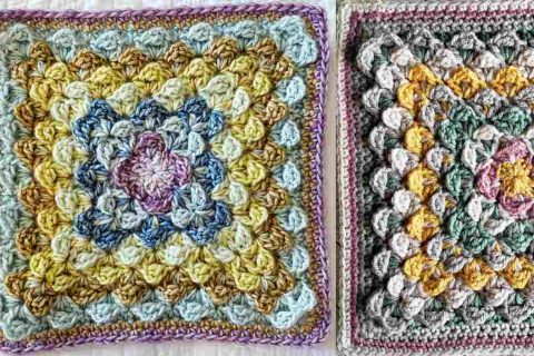 Elements Cal Crochet Square for Blankets Pillows