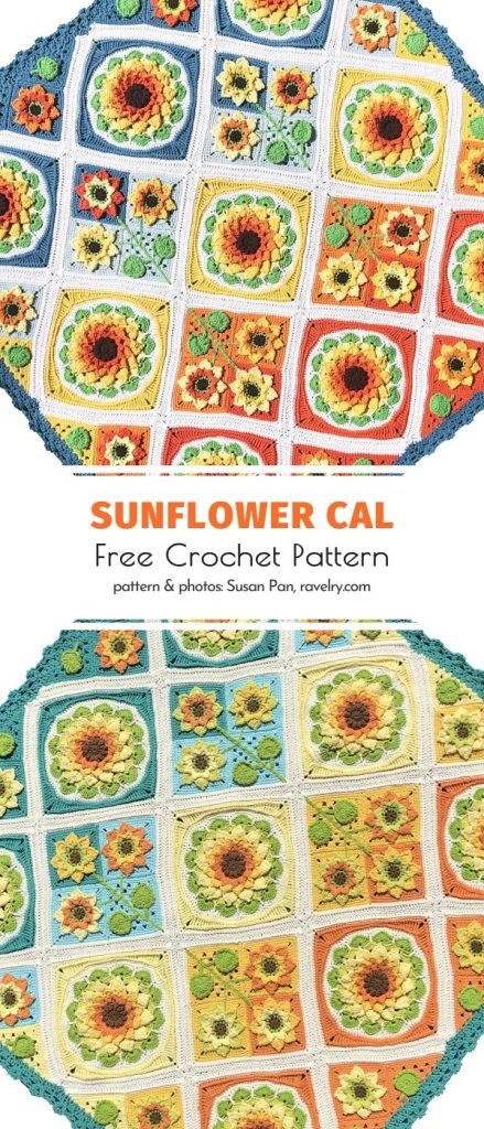 Spectacular Floral CAL Blankets – Ideas and Free Crochet Patterns ...