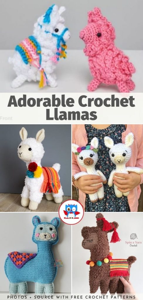 Adorable Crochet Llamas Free Patterns - Your Crochet