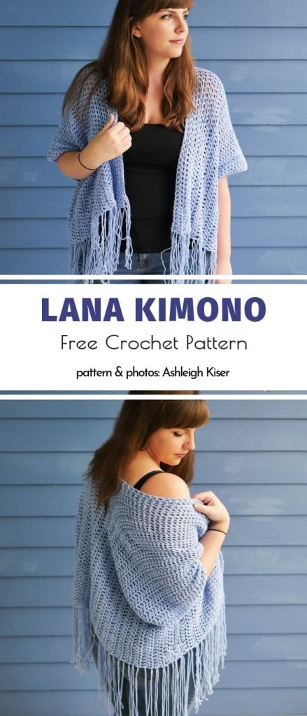Summer Crochet Kimono Cardigans with Free Patterns - Your Crochet