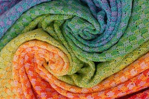 Larksfoot Stitch Blanket Free Crochet Patterns