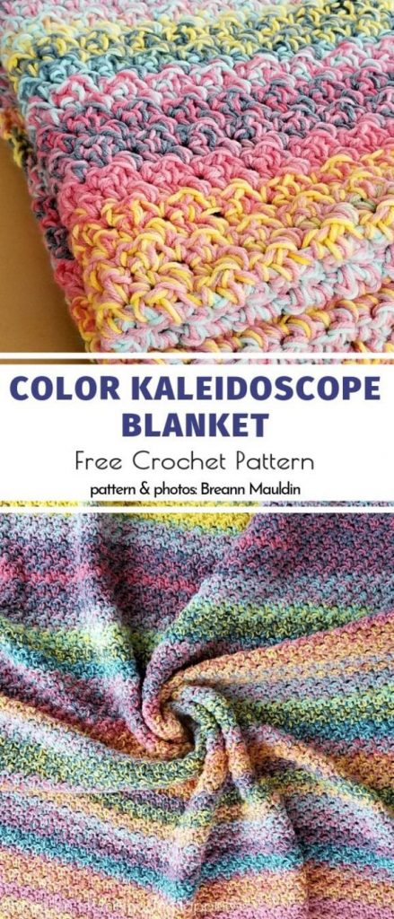 Colorful Stripes Crochet Throws Free Patterns - Your Crochet