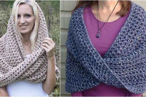 Circle-Shaped Shawl Free Crochet Patterns