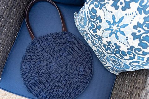 Beautiful Minimalist Round Crochet Bags - Free Patterns