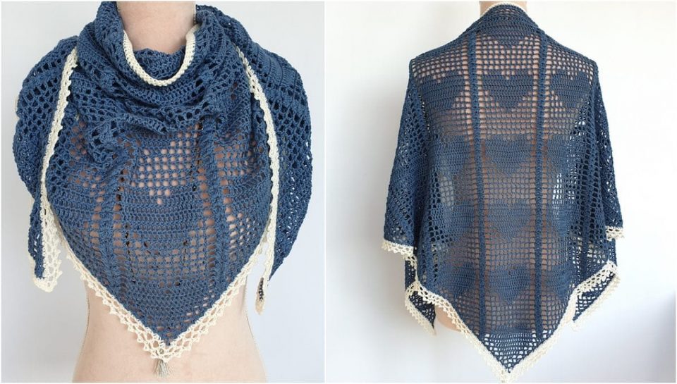 Mahogany Shawl Free Crochet Pattern - Your Crochet
