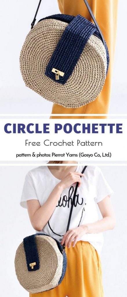 Chic Round Crochet Bags – Free Patterns - Your Crochet