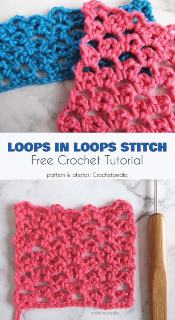 Loops in Loop Stitch Free Crochet Pattern - Your Crochet