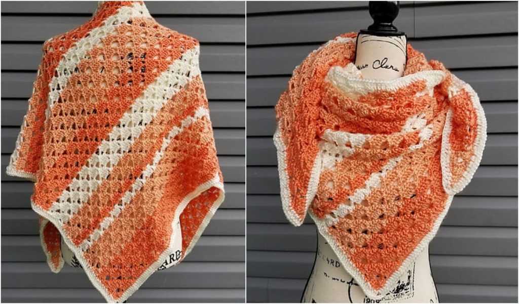 Mahogany Shawl Free Crochet Pattern - Your Crochet