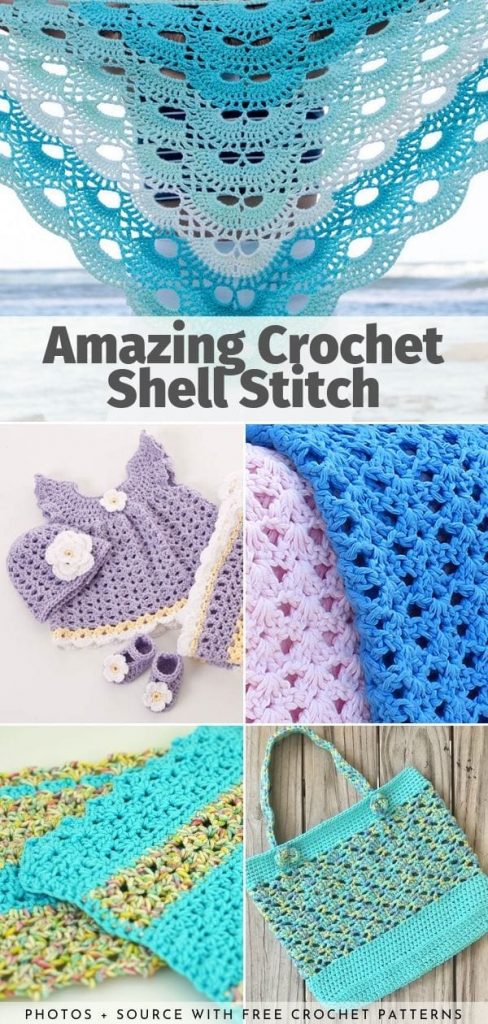 Amazing Crochet Shell Stitch Free Patterns - Your Crochet