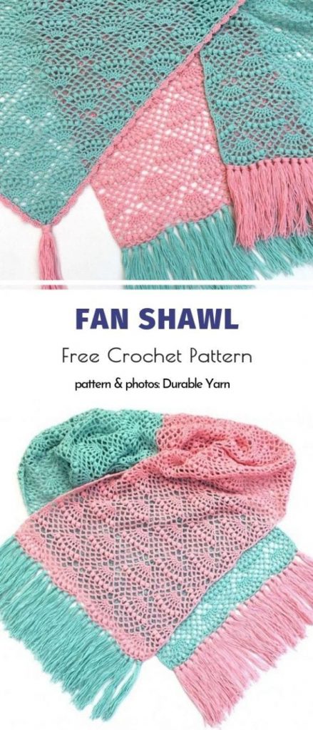 Classy Fan Stitch Shawls - Your Crochet