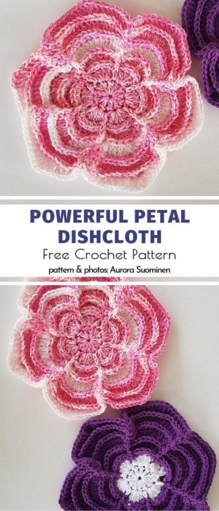 Blooming Crochet Dishcloths - Your Crochet