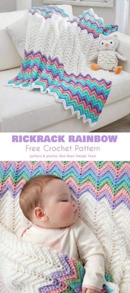 Rickrack Rainbow Free Crochet Pattern - Your Crochet