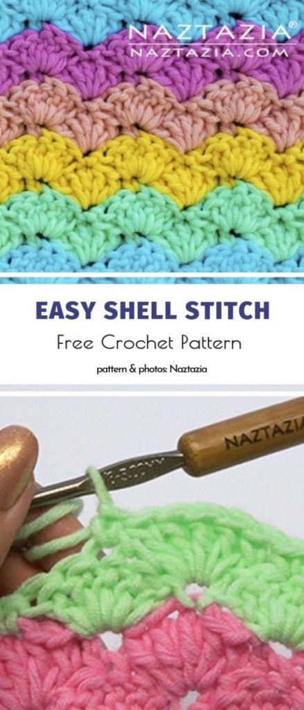Crochet Shell Stitch Free Pattern and Tutorial - Your Crochet