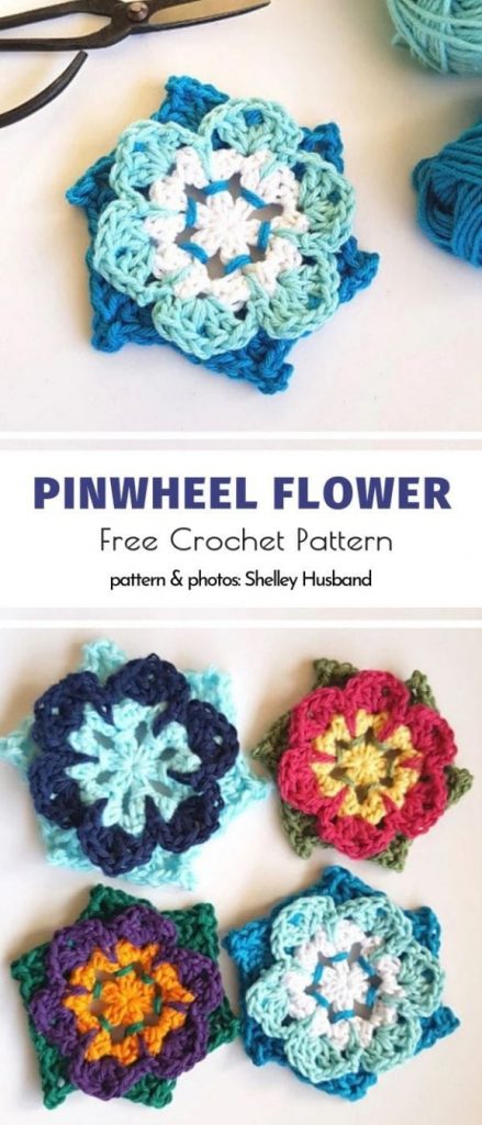 Colorful Pinwheel Ideas - Your Crochet