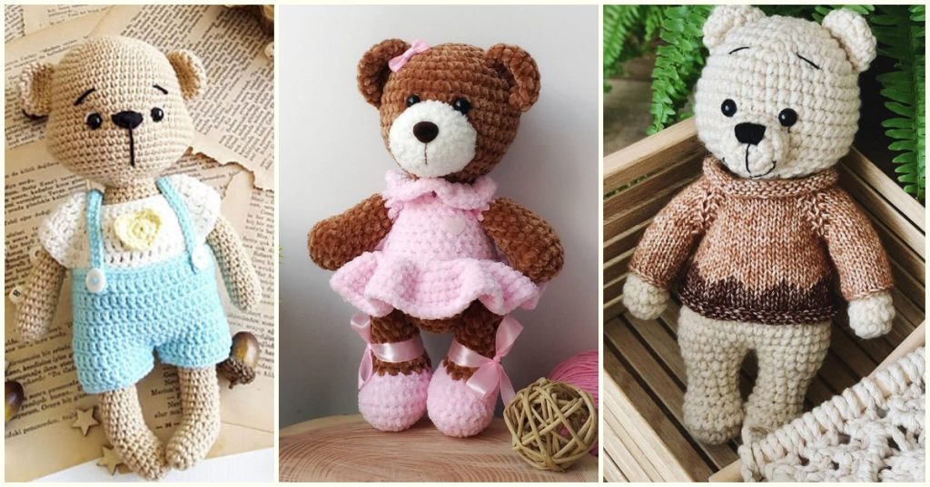The Sweetest Teddy Bears with Free Crochet Patterns - Your Crochet