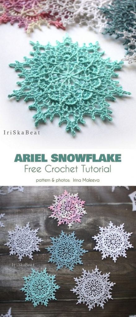 30 Free Crochet Snowflake Pattern Ideas You’ll Love