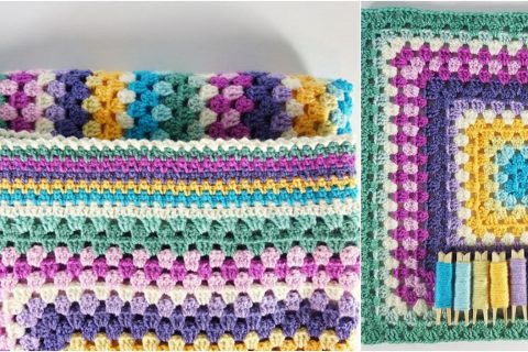 Optical Illusion Blanket Free Crochet Patterns