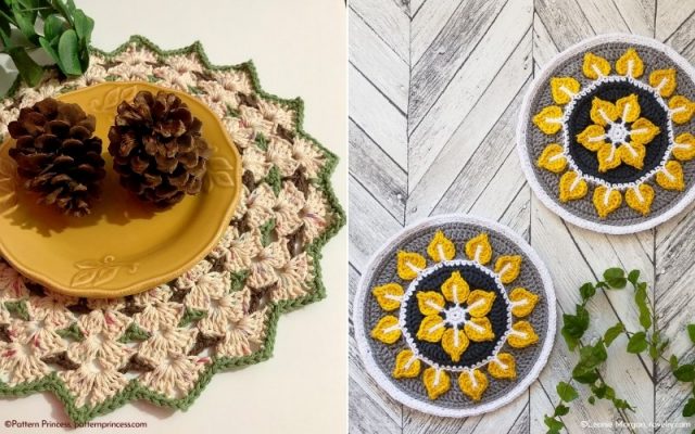 8 Beautiful Doilies for Autumn with Free Crochet Patterns - Your Crochet